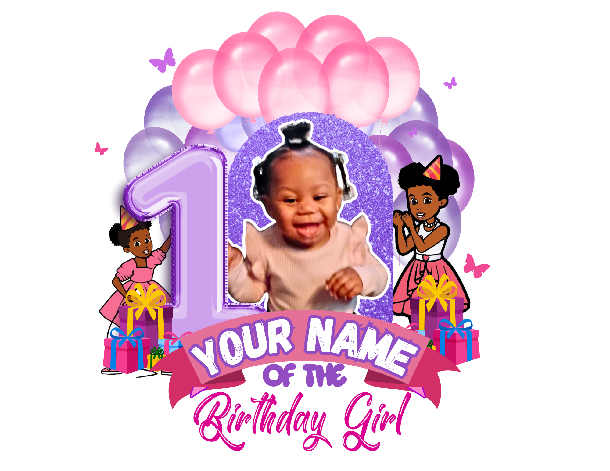7 GRACIE CORNER BIRTHDAY CANVA PNG, MOMMY,DADDY,BROTHER ,SISTER,GRANNY ...